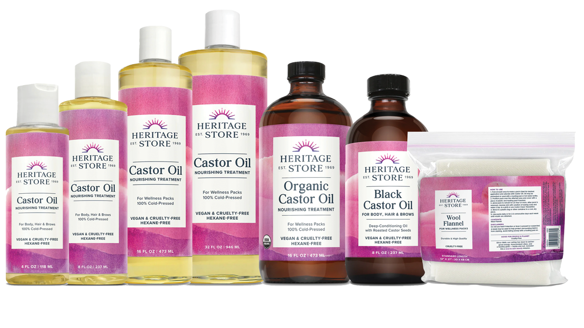 Heritage Store Castor Oil Collection — Inside U