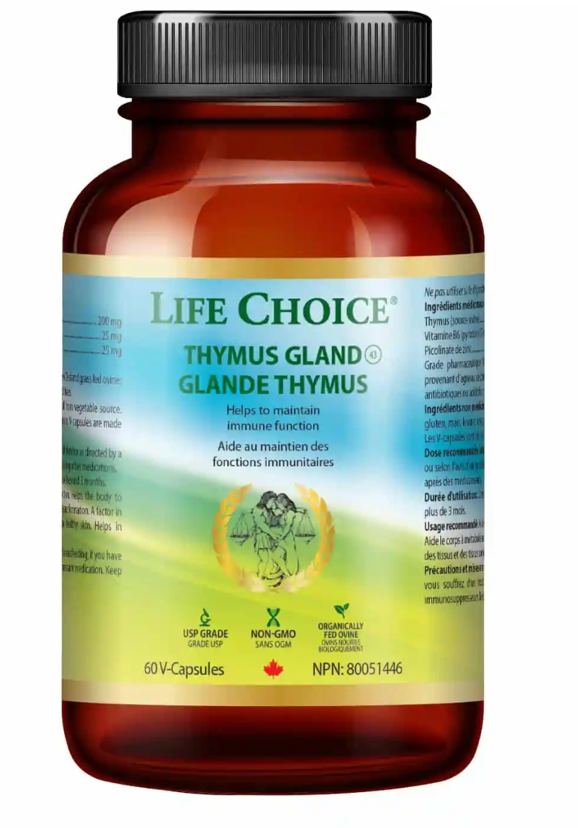 Life Choice Thymus Gland 60 Vegetarian Capsules — Inside U
