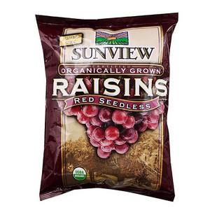 Sunview Organic Red Seedless Raisins 14 Snack Packs — Inside U