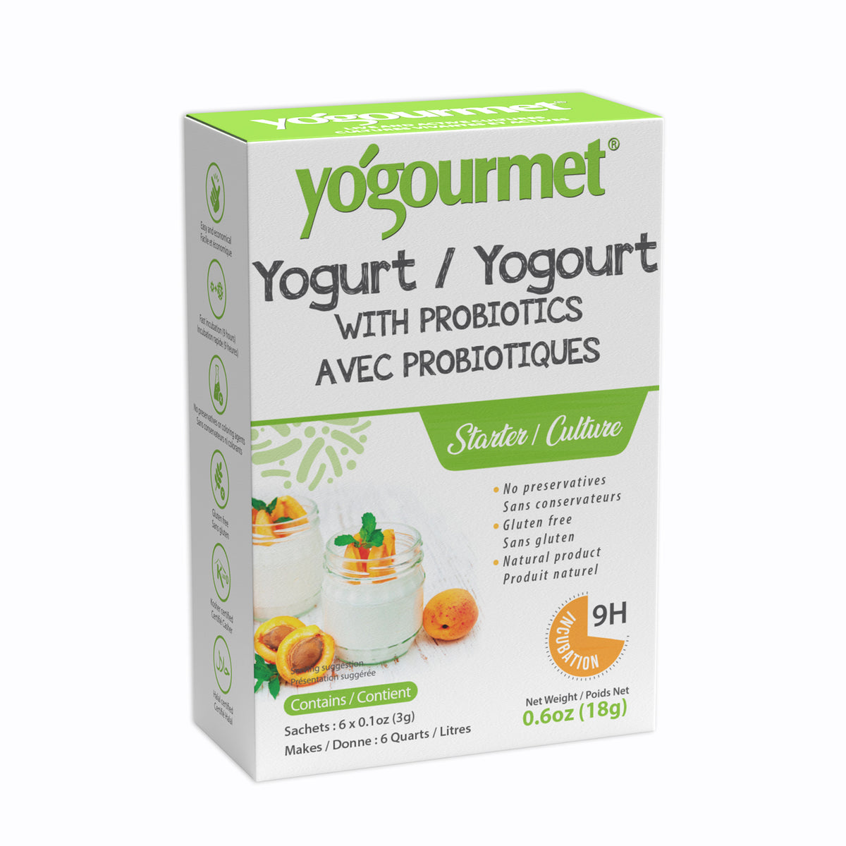 Yogourmet Probiotic Yogurt Starter 18g — Inside U