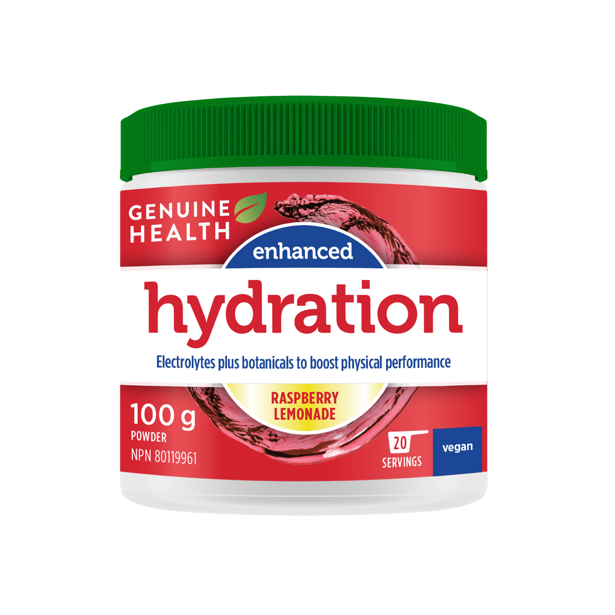 Genuine Health Enhanced Hydration Raspberry Lemonade 100g — Inside U