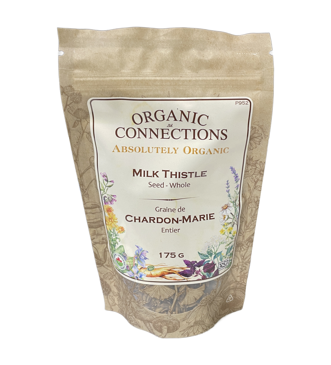 Organic Connections Organic Milk Thistle Seed Whole 175g — Inside U