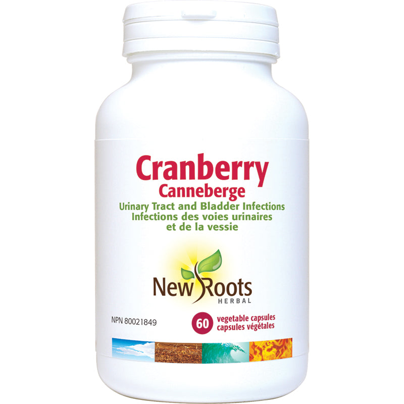 New Roots Cranberry 600mg 60 Vegetarian Capsules — Inside U