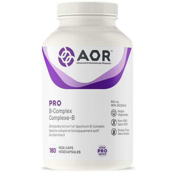 AOR Pro B-Complex 180 Capsules — Inside U
