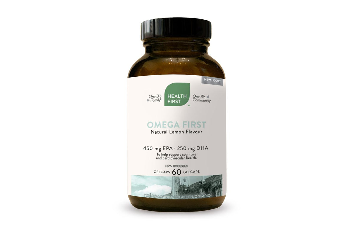 Health First Omega First Omega 3 Fish Oil 60 Capsules — Inside U