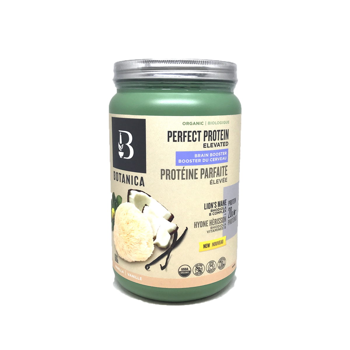 Botanica Organic Perfect Protein Elevated Brain Booster Vanilla 606g ...