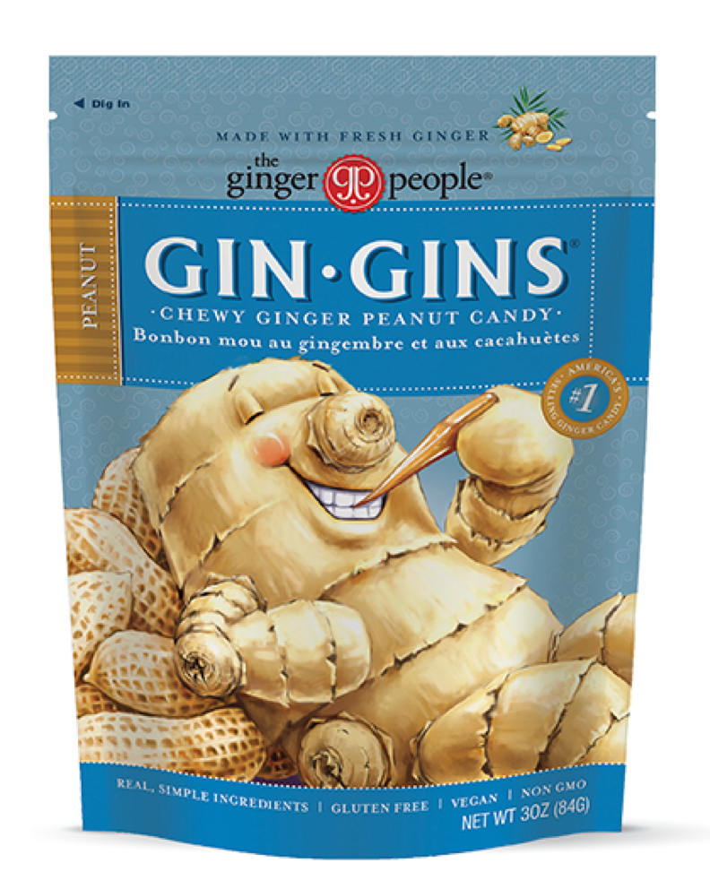 Ginger People Peanut Ginger Chews 84g — Inside U
