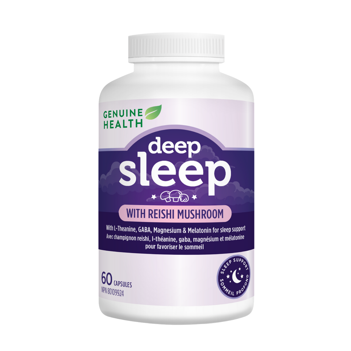 Genuine Health Deep Sleep 60 Vegetarian Capsules — Inside U