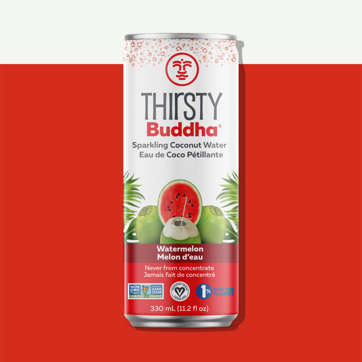 Thirsty Buddha Sparkling Coconut Water Watermelon 330ml — Inside U