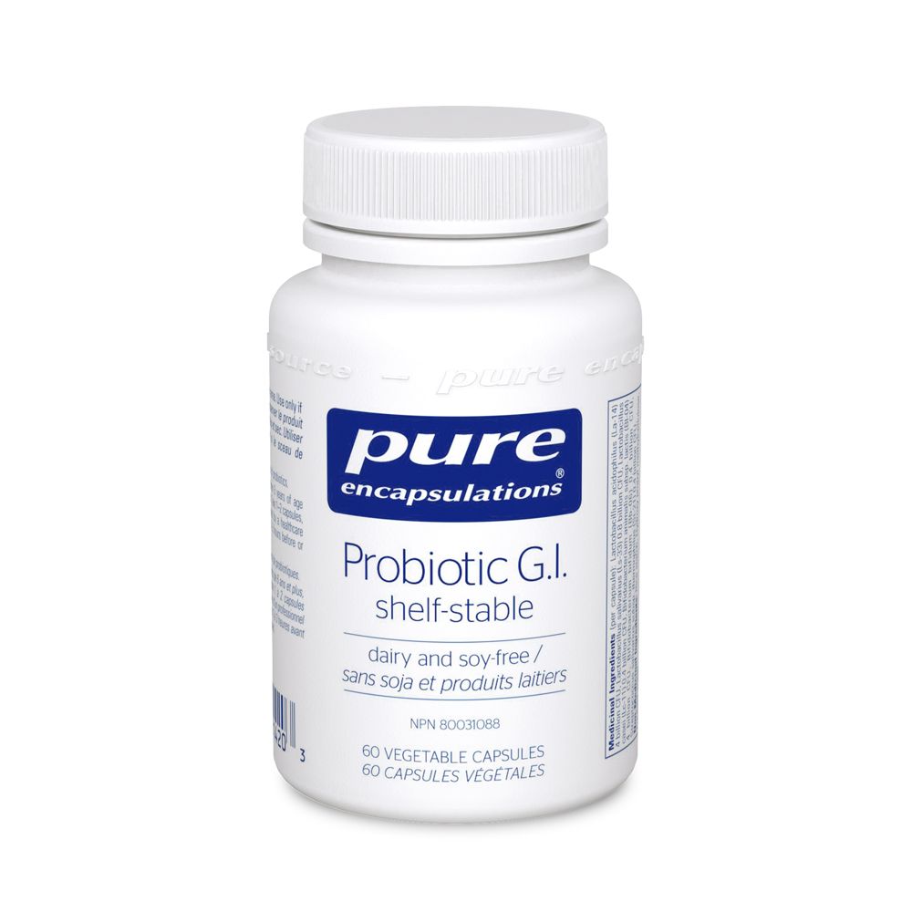 Pure Encapsulations Probiotic G.I. 60 Vegetarian Capsules — Inside U