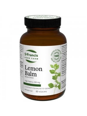St. Francis Lemon Balm Capsules 60 Vegetarian Capsules — Inside U