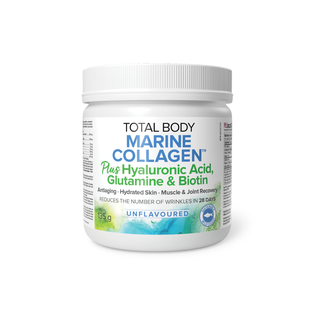 Natural Factors Total Body Marine Collagen Plus Unflavoured 135g — Inside U