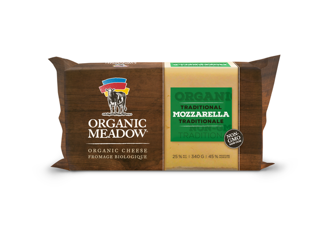 Organic Meadow Organic Traditional Mozzarella 340g — Inside U