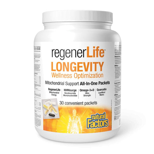 RegenerLife Longevity Mitochondria Support Kit 30 Packets — Inside U