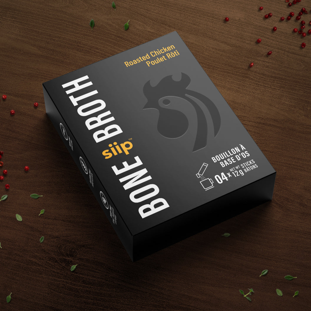 Siip Roasted Chicken Bone Broth Powder 48g x4 Pack — Inside U
